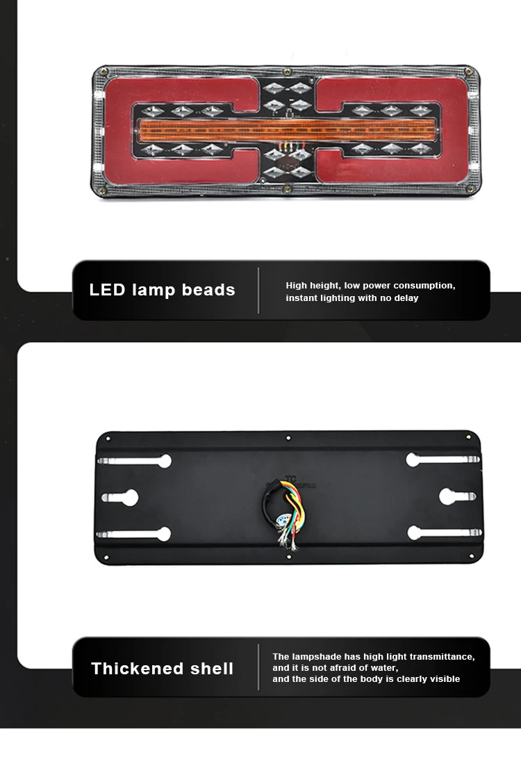 New Design Led Flowing Indicator Steering Water Truck Taillight for ...