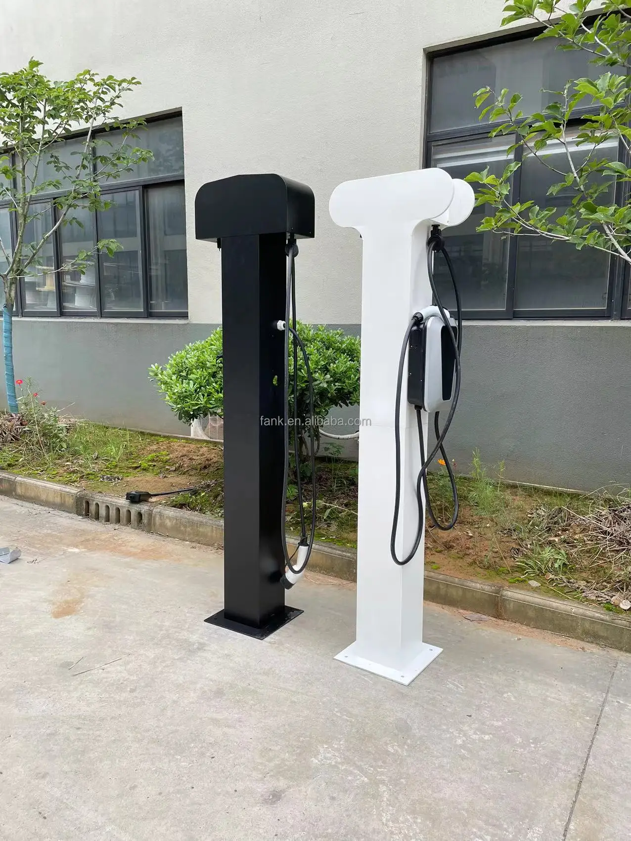 L2 Ev Charger Pedestals Heavy Duty Aluminum Charging Station Pillar ...