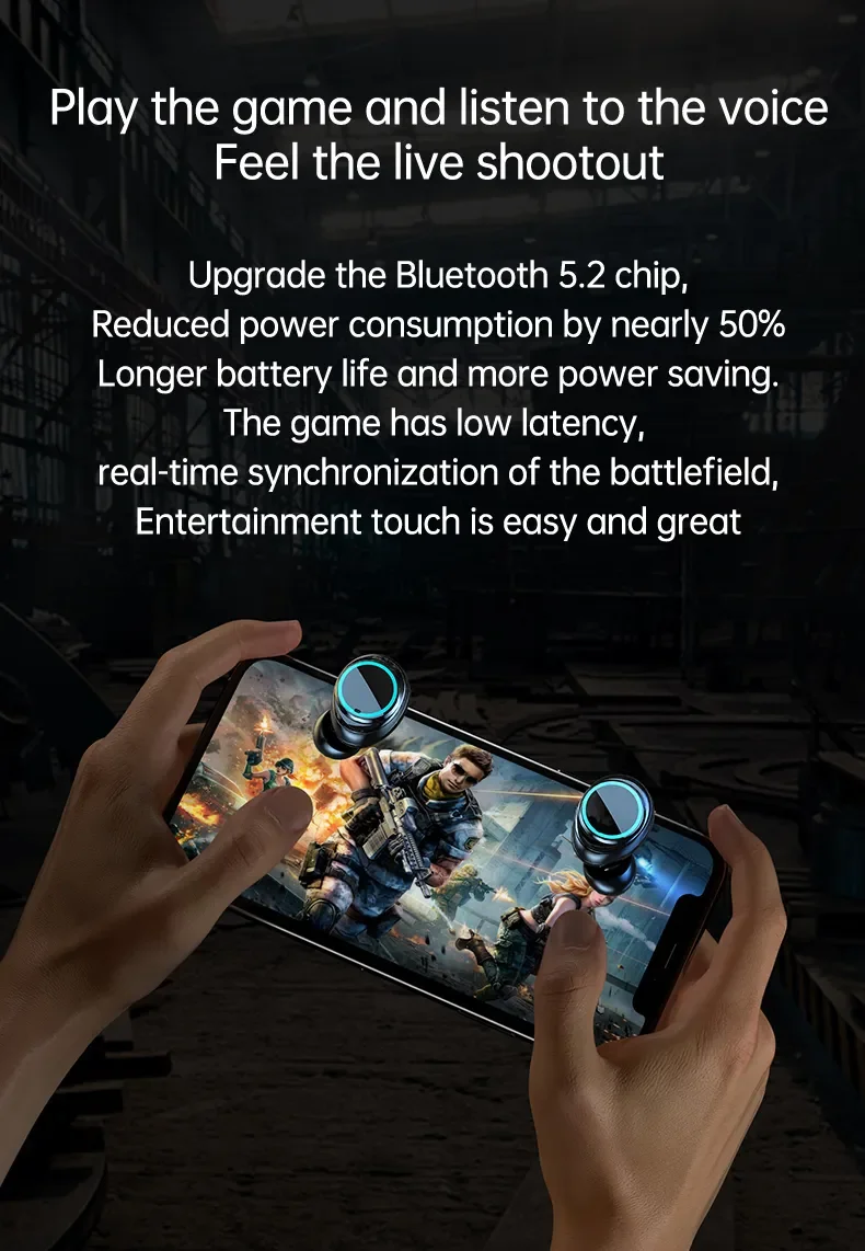 New Cool Mechanical Style M25 Audifonos Gamer Tws Gaming In-ear ...