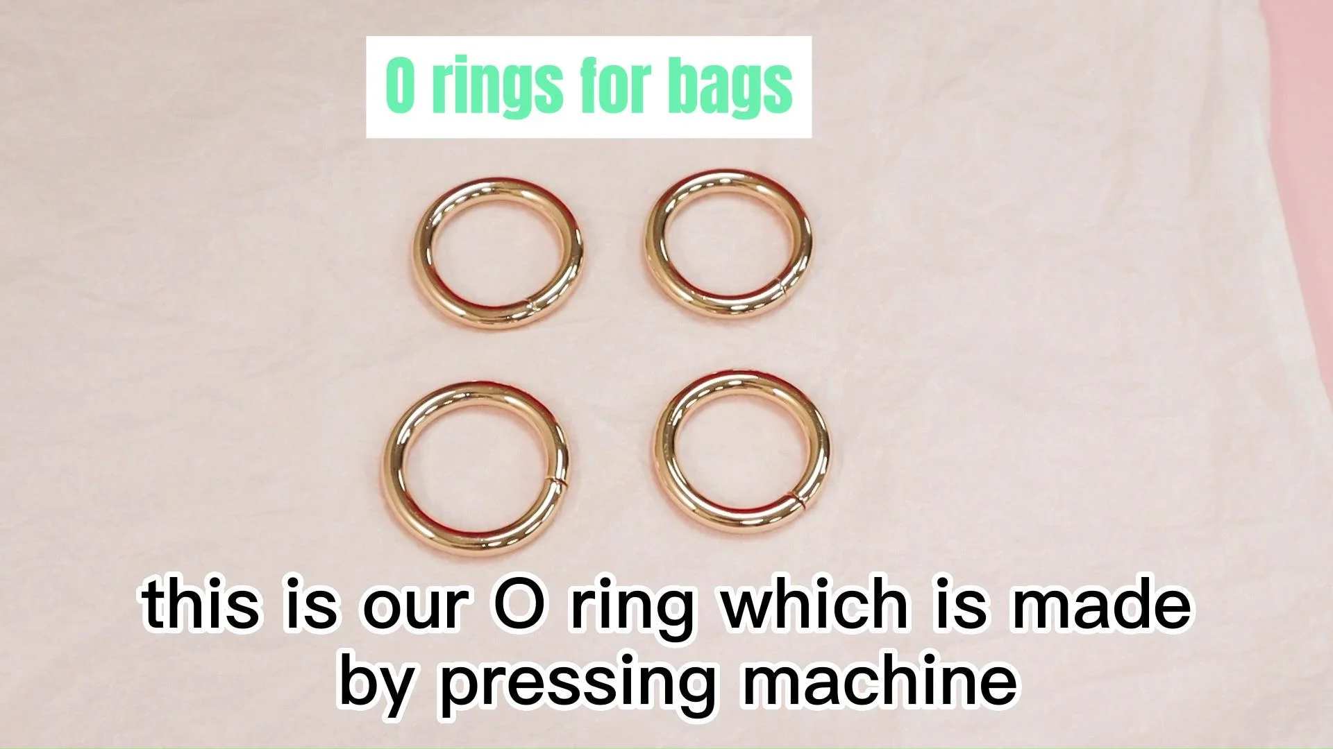 Belt Connecting Snap Ring Bag Hardware Accessories Zinc Metal Round O ...