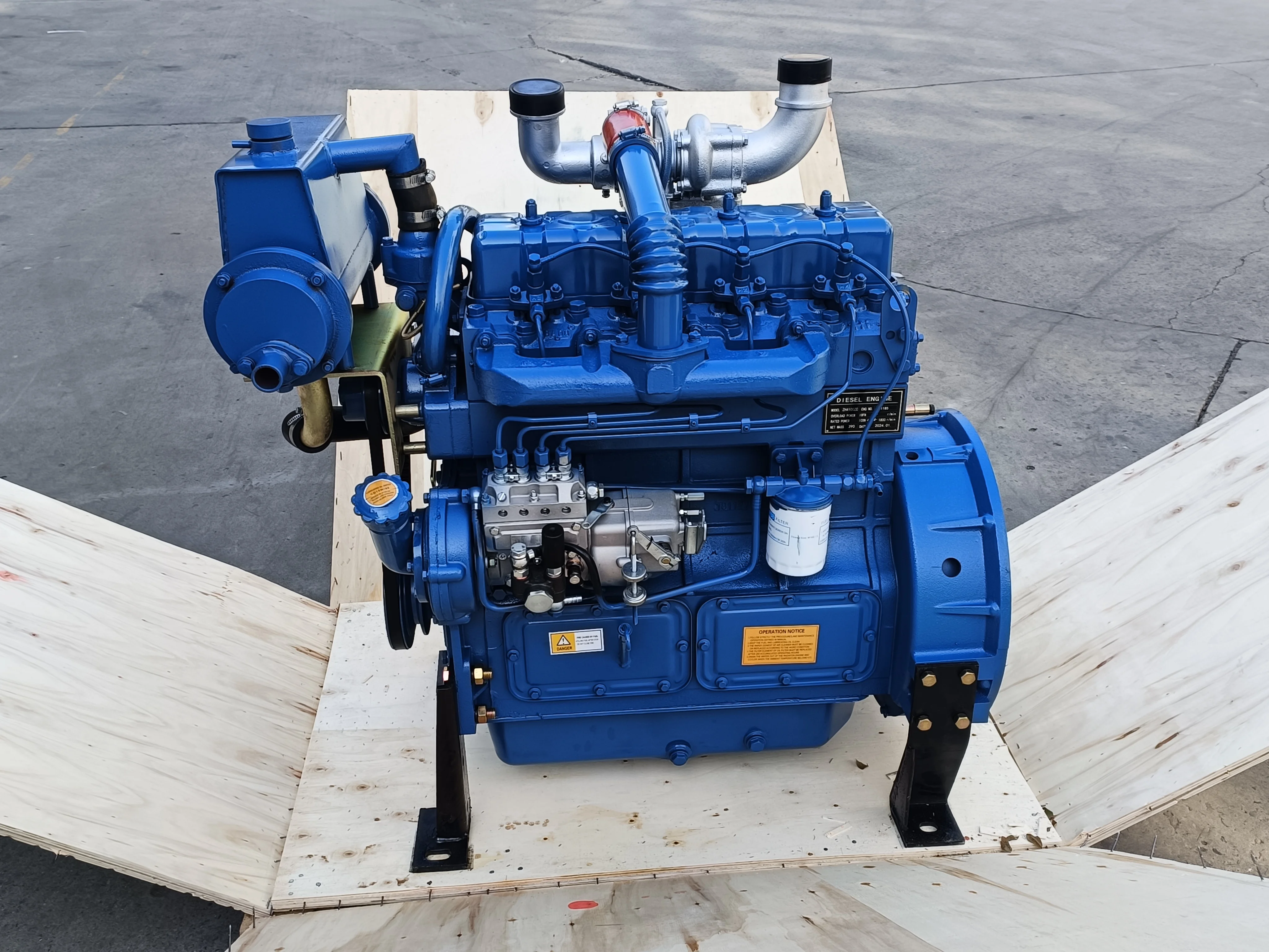 Genuine Ricardo Zh4100zc Marine Diesel Engine Turbocharged Water Cooled ...