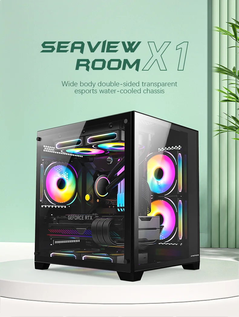 Factory Price Computer Cases & Towers Desktop Gaming CPU Computer ...