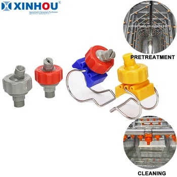 Plastic Adjustable Ball Clip-eyelet Water Jet Spray Pipe Clamp Nozzle ...