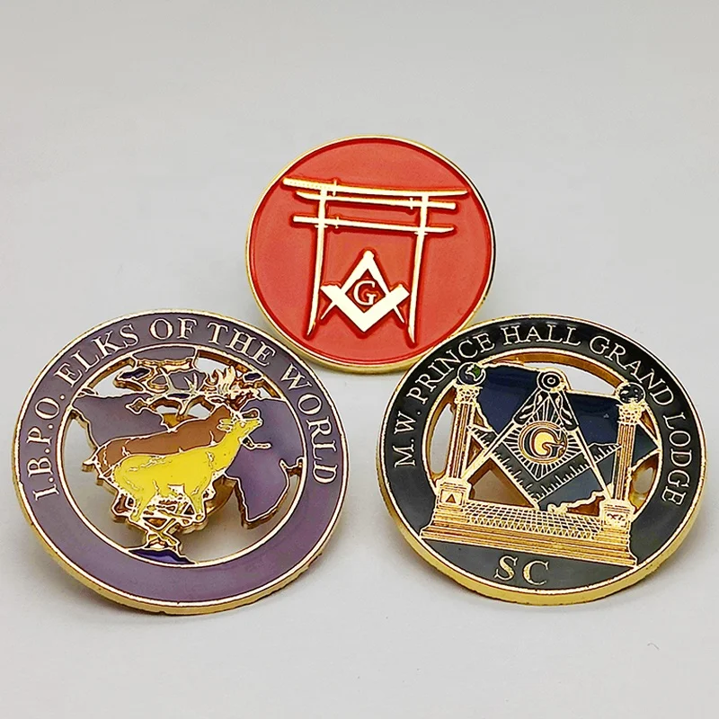 Wholesale Freemason Hall Badge - Custom Color & Design