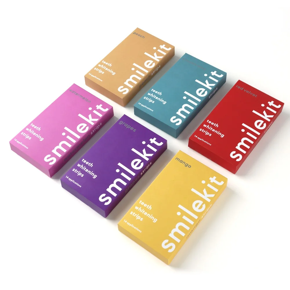 Smilekit Fruit Flavor Teeth Whitening Strips - Non Peroxide