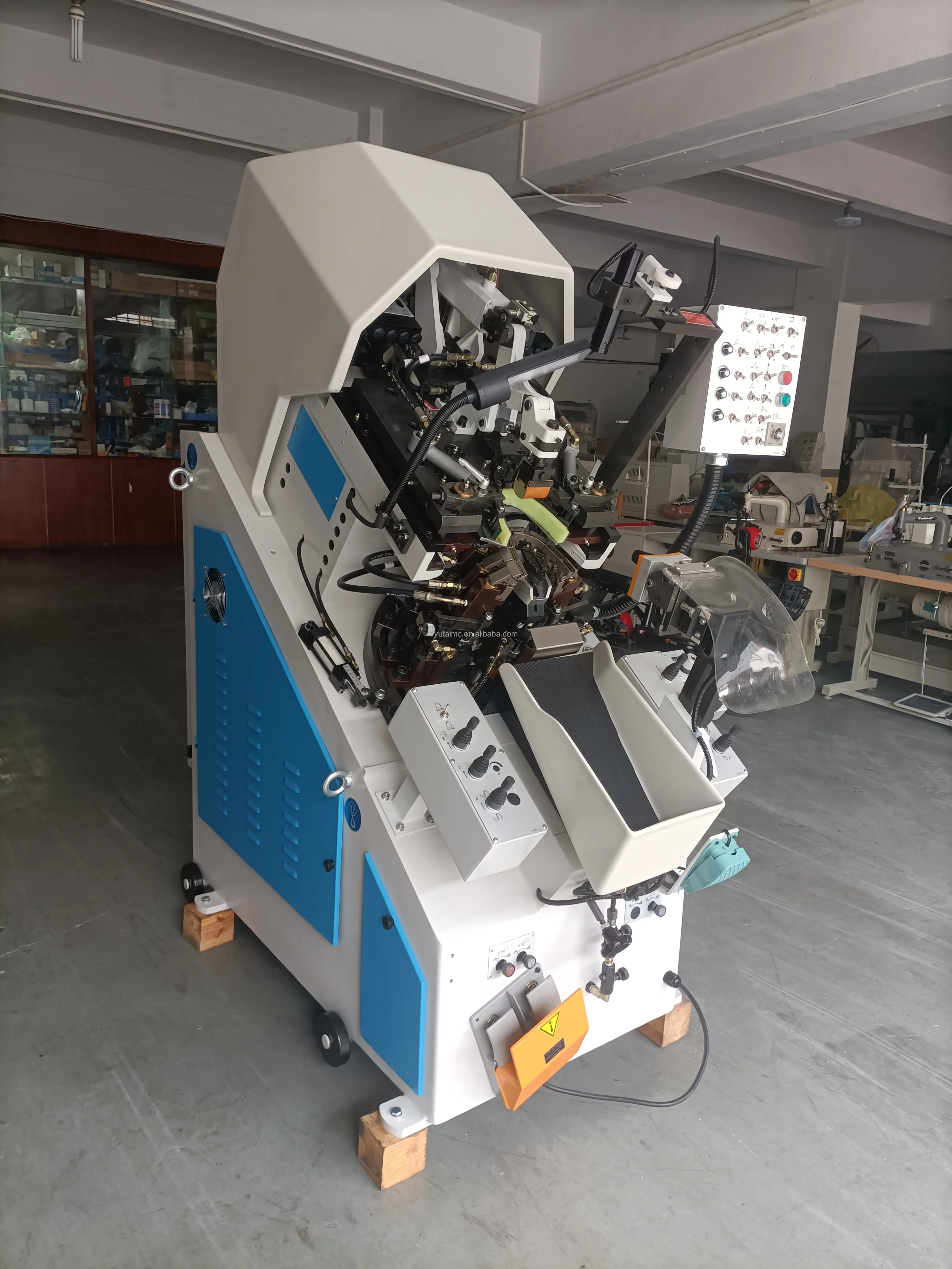 Fully Automatic Hydraulic 9 Pincer Toe Lasting Machine