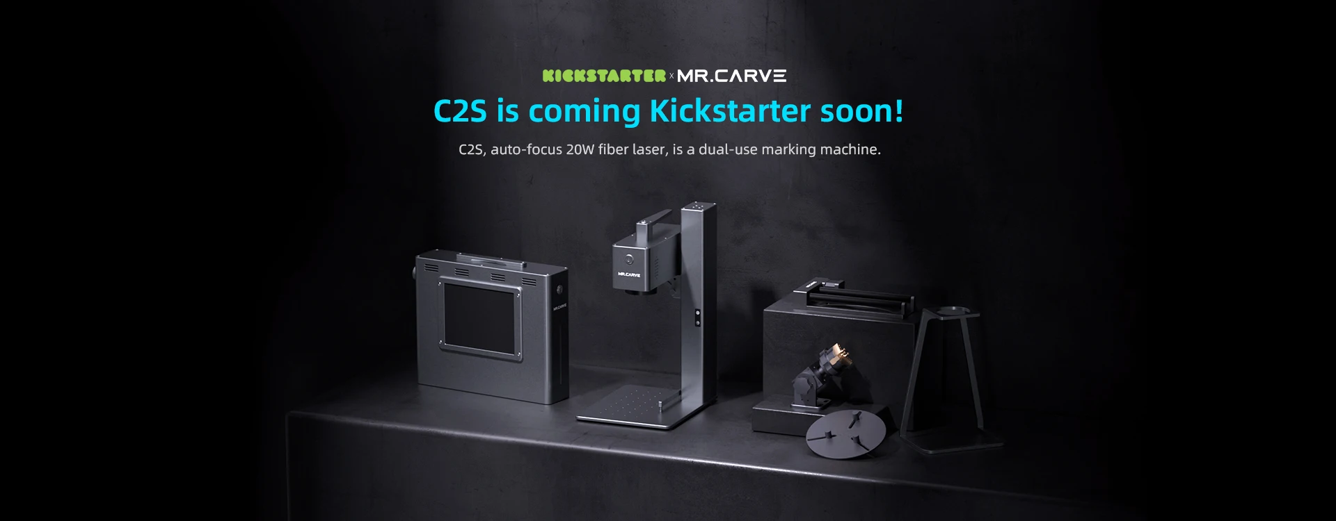 Mobile App Operation Mr Carve C2S 20W Fiber Laser Engraving Machine