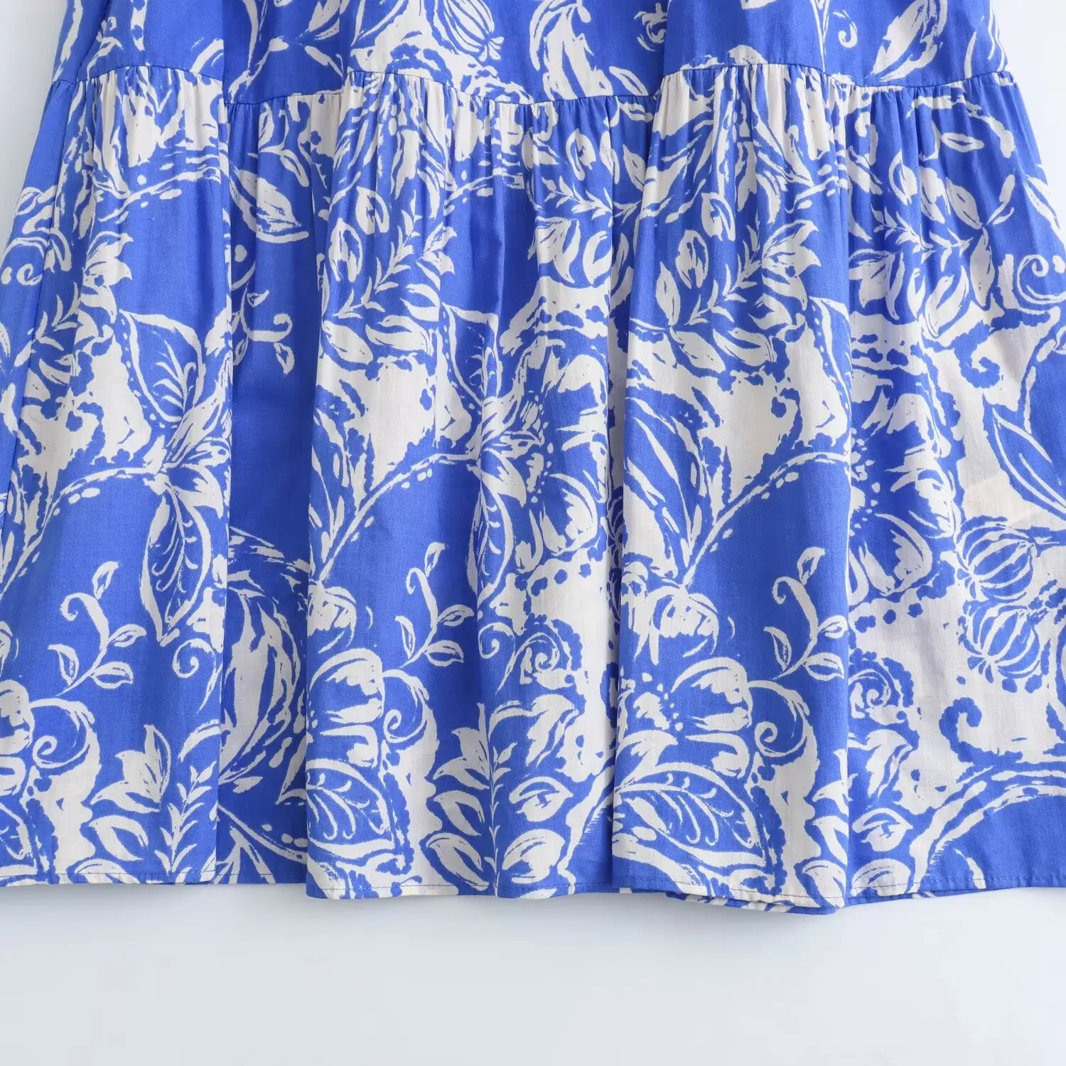 KAR&OT ZA2024 New Spring Women's V-neck Long-sleeved Loose Long Skirt ...