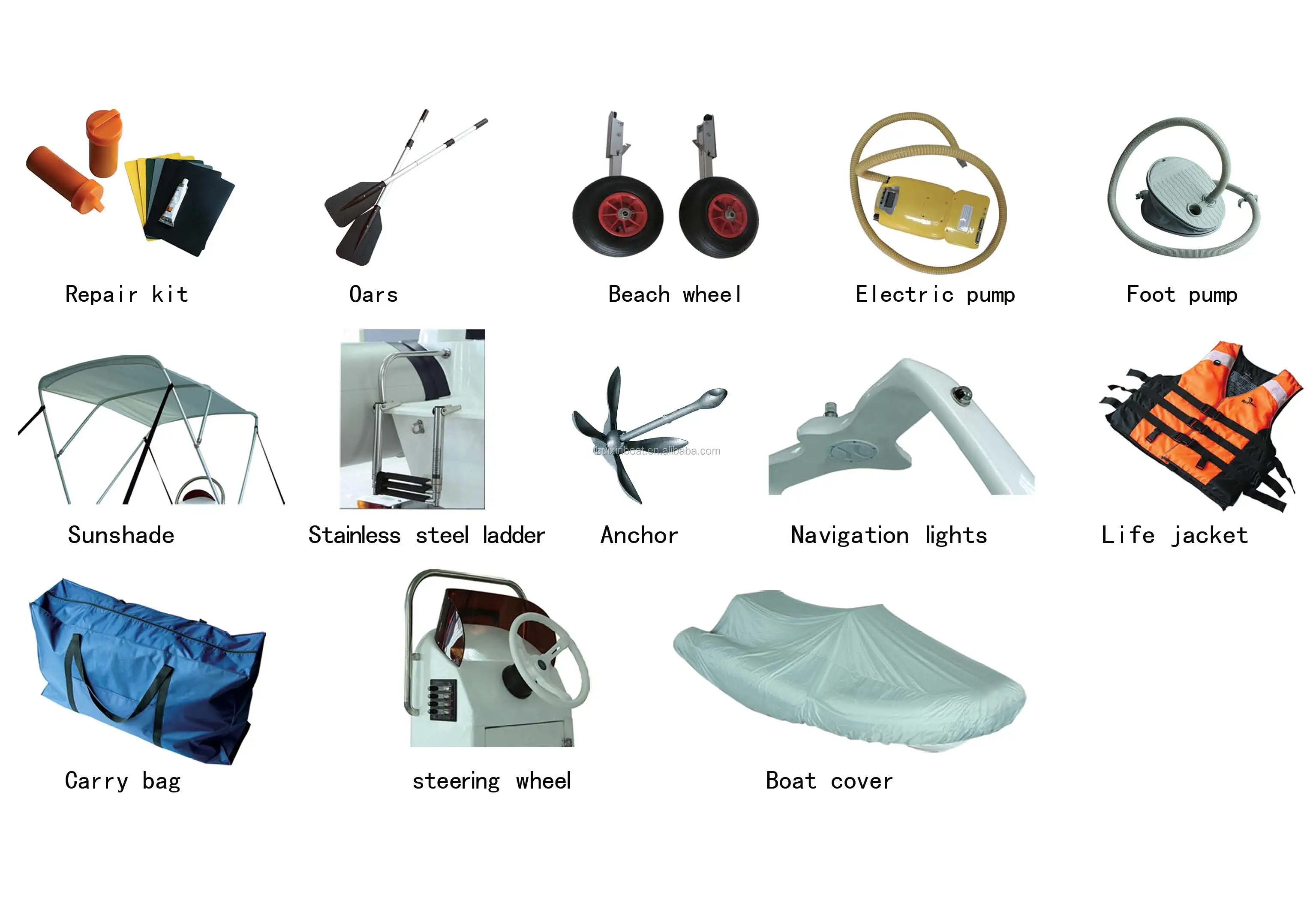 Rib 390cm Rigid Inflatable Fiberglass Boat Inflatable Rib Boat - Buy ...