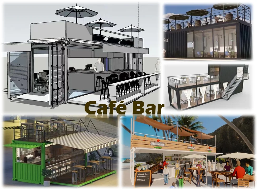 Movable Shipping Container Shops For Sale Bar Container Mobile Coffee ...