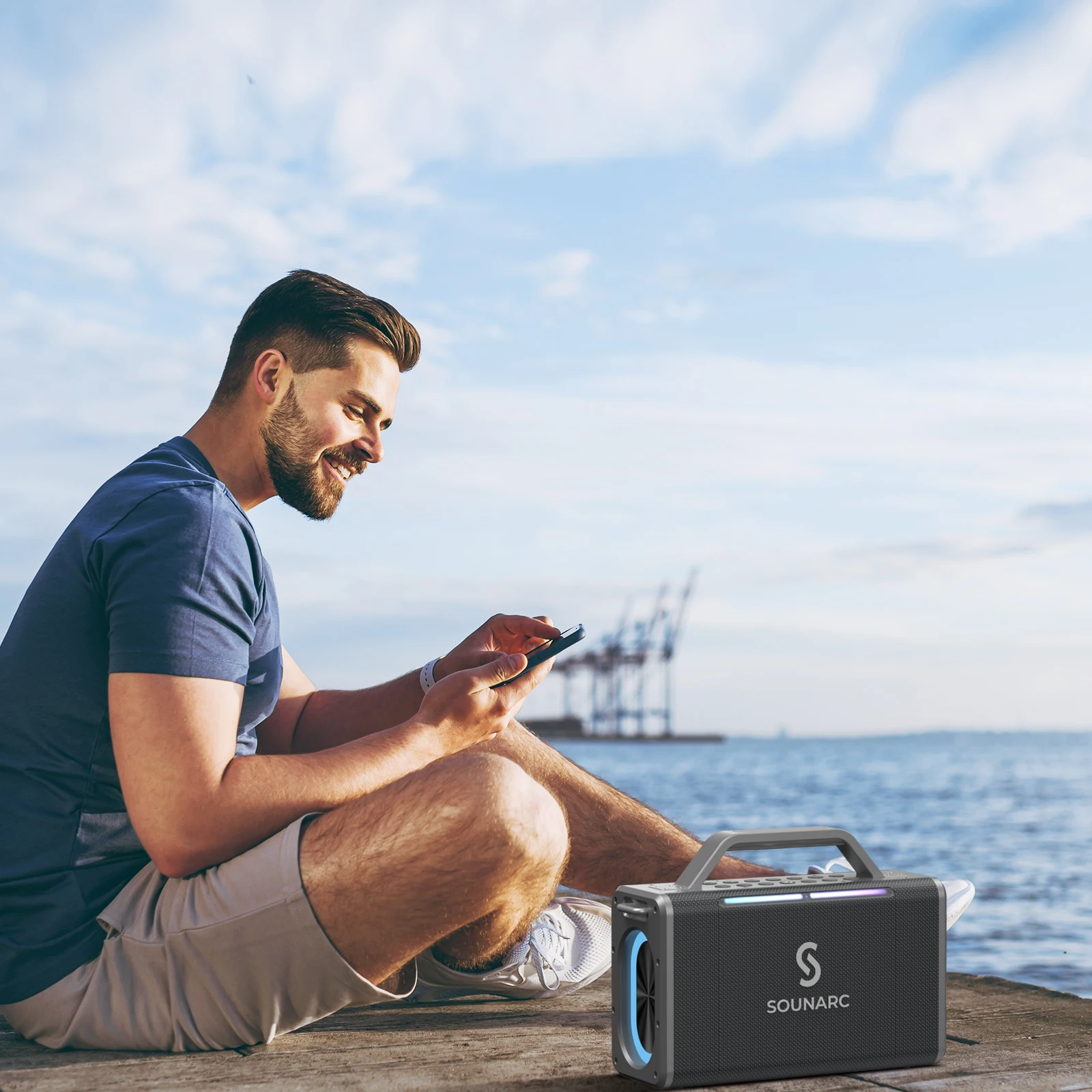 Sounarc K2 Wireless Karaoke Speaker With Double Wireless Microphones ...