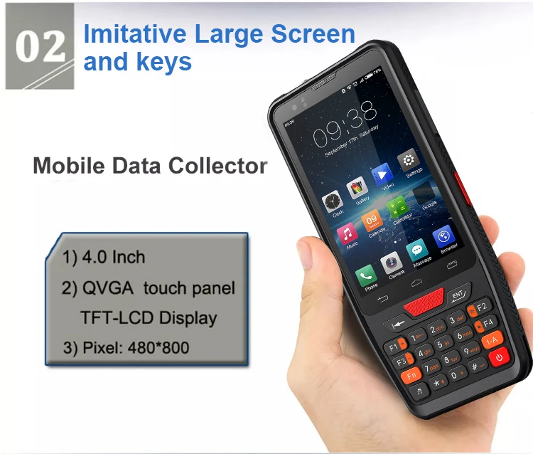 Portable Warehouse Android Smartphone Rugged Industrial Nfc Wifi Pda ...