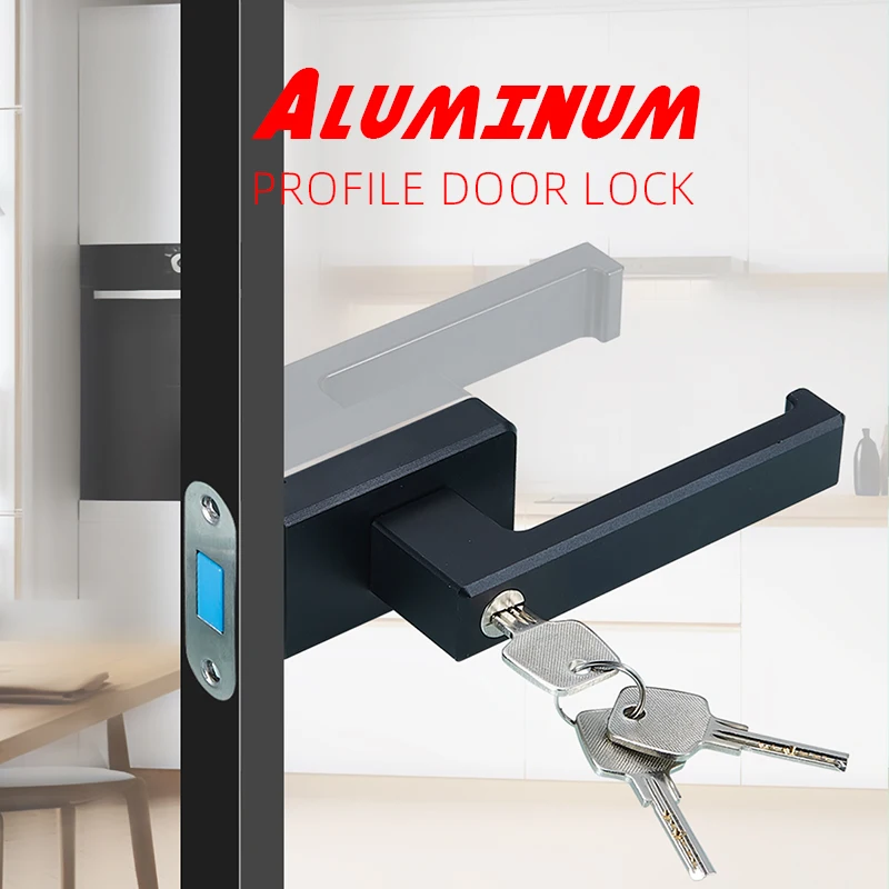 Slim Frame Key Glass Door - Durable & Stylish Handles