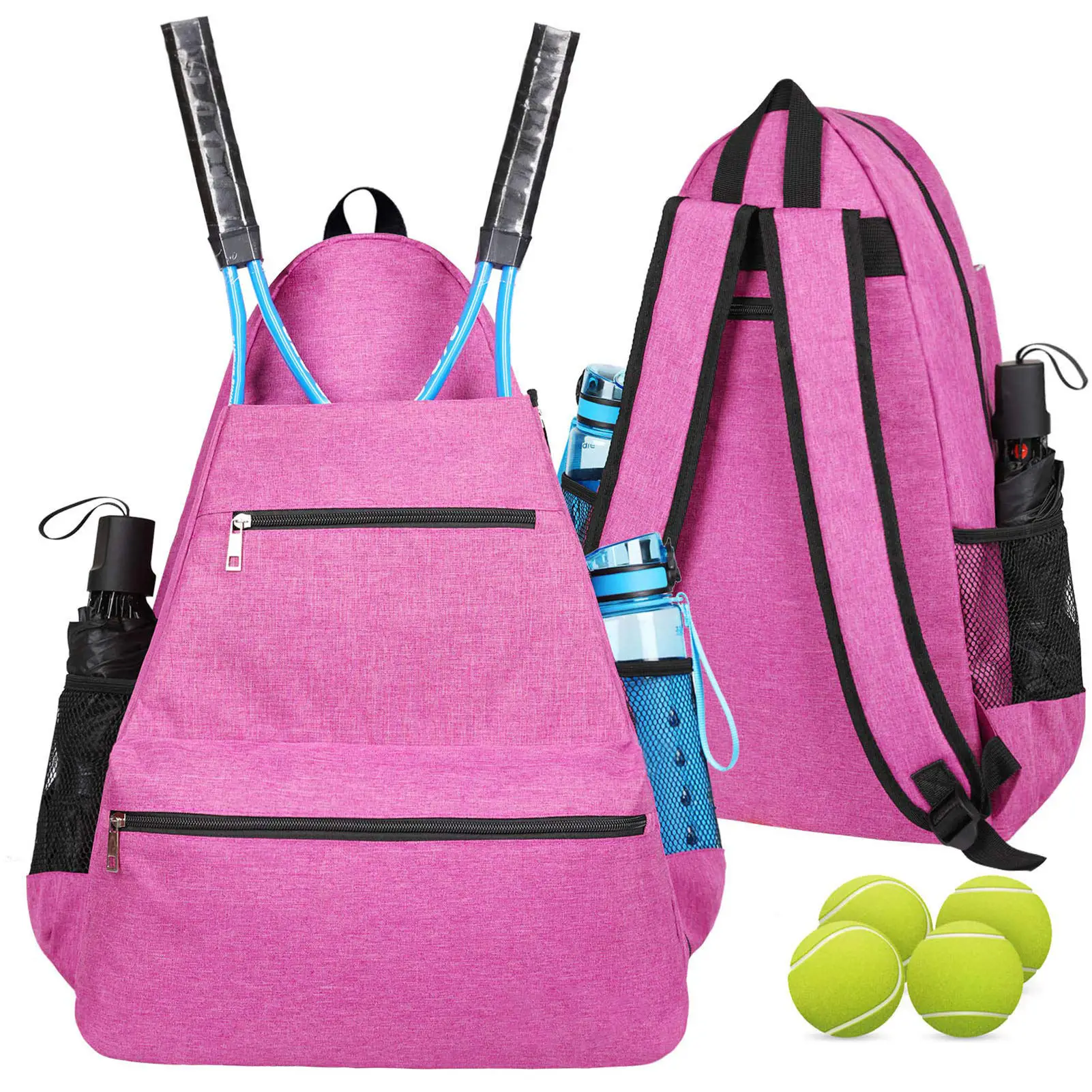 Tennis Travel Sports Sling Crossbody Bag Gym Pickleball Backpack With ...