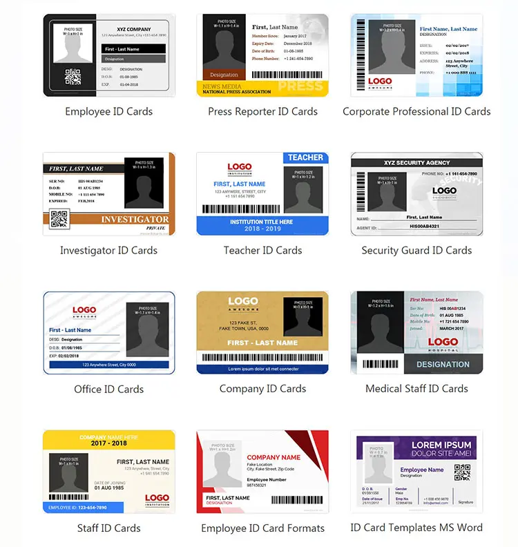 Cheap Custom Printable PVC ID Cards - Secure & Versatile