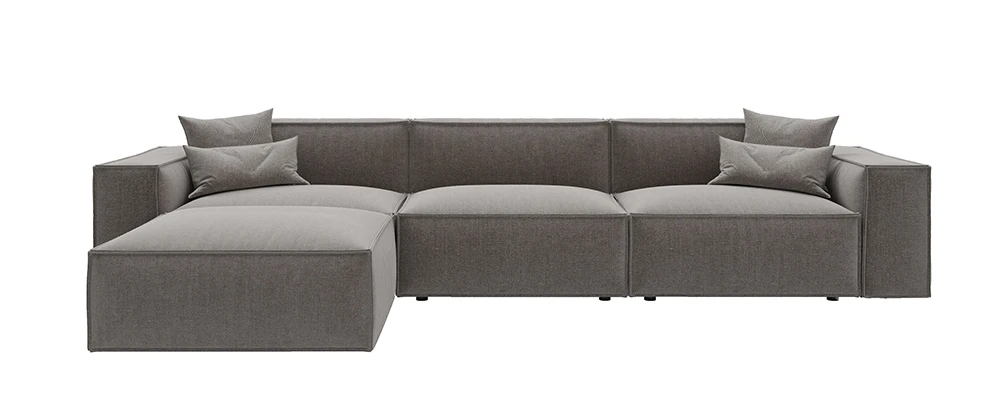 Modern Luxury Italian Style Kd Assembly Fabric Couch Modular Sectional ...