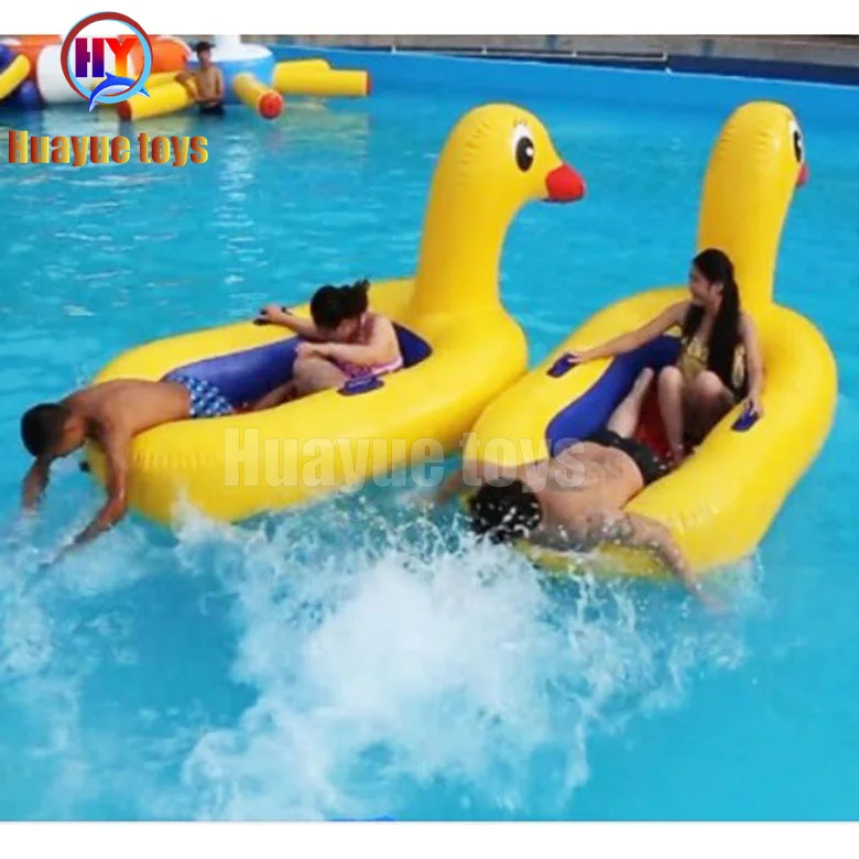 Inflatable Duck boat Inflatable boat for water park ball pit pool ...