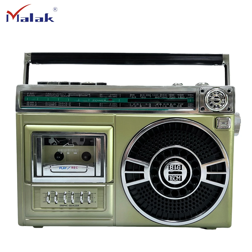 Rx-300 Portable Radio Cassette Recorder Vintage Radio With Old ...