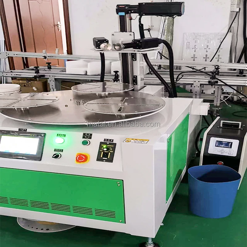Three Station Rotary Plasma Surface Treatment Machine for Plastic ...