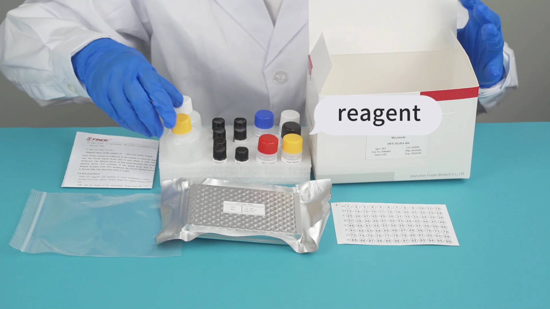 Don Test Deoxynivalenol (don) Elisa Test Kit For Detecting Feed Grain ...