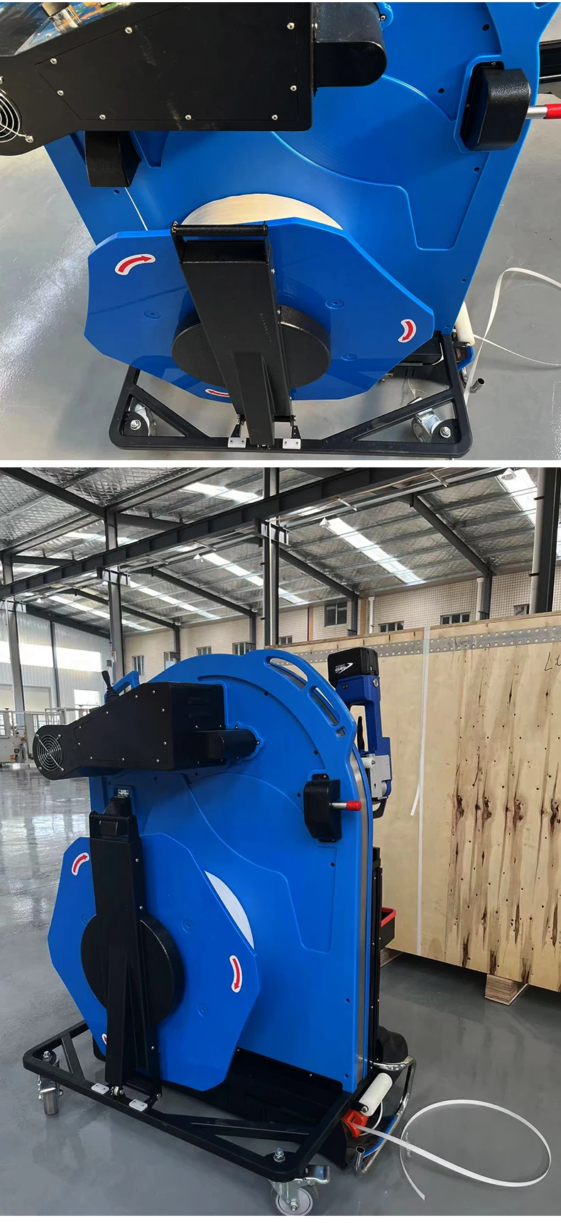 Industrial Semi Automatic Mobile Pallet Strapping Systems| Alibaba.com