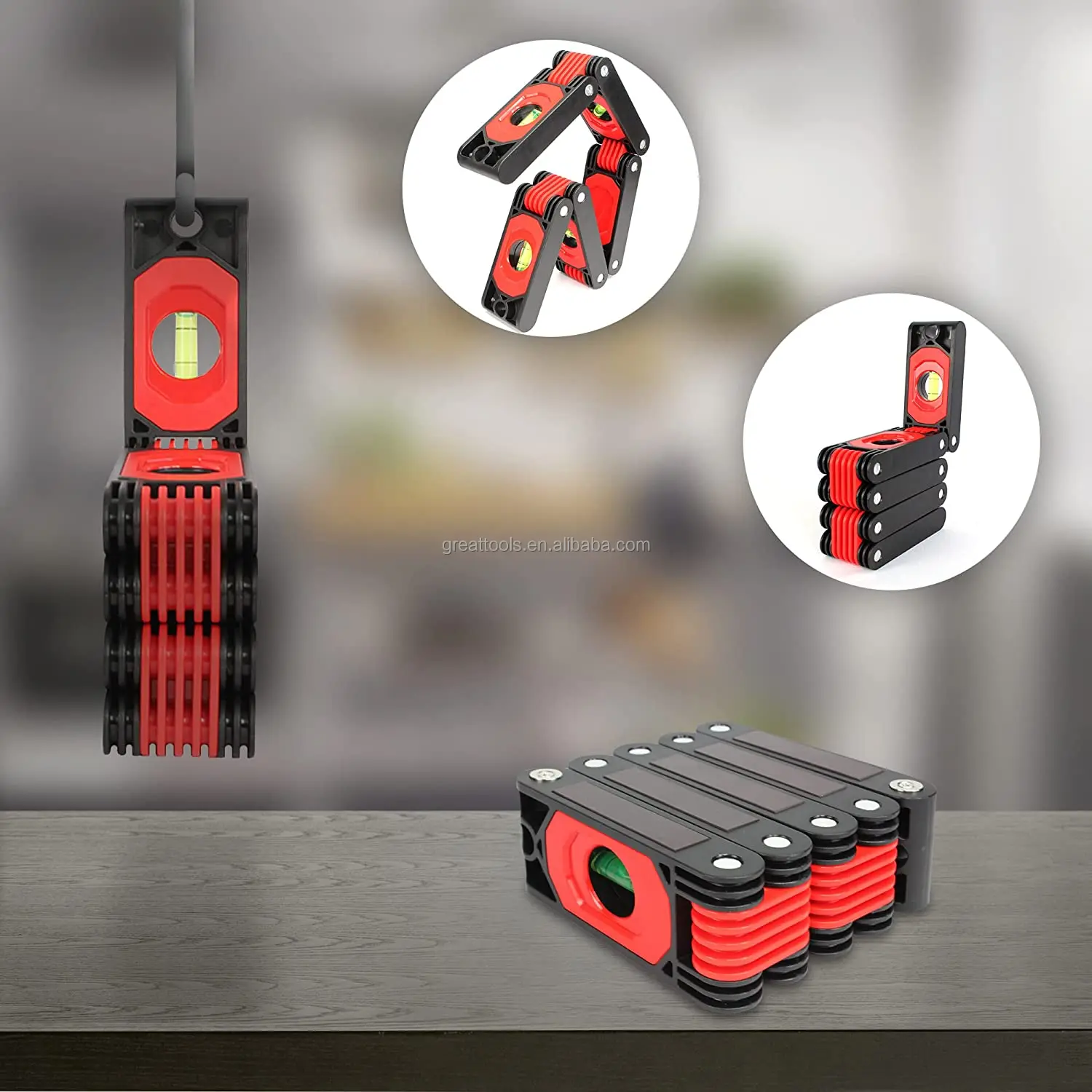 Plastic Bubble Magnetic 5 Sides Folding Spirit Level| Alibaba.com