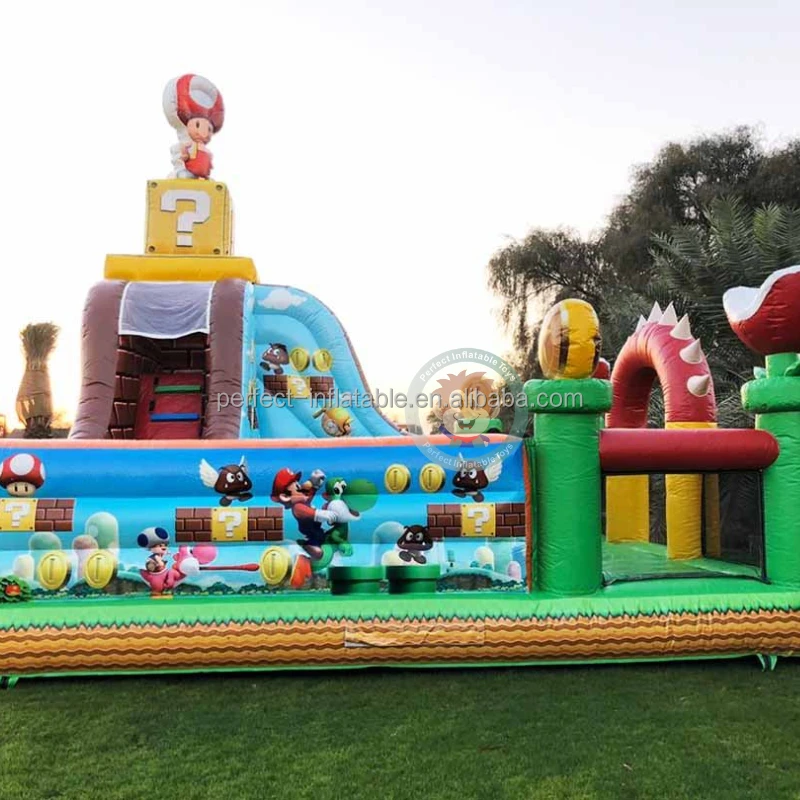 Inflatable Mario Castle - Ultimate Fun for Kids & Adults