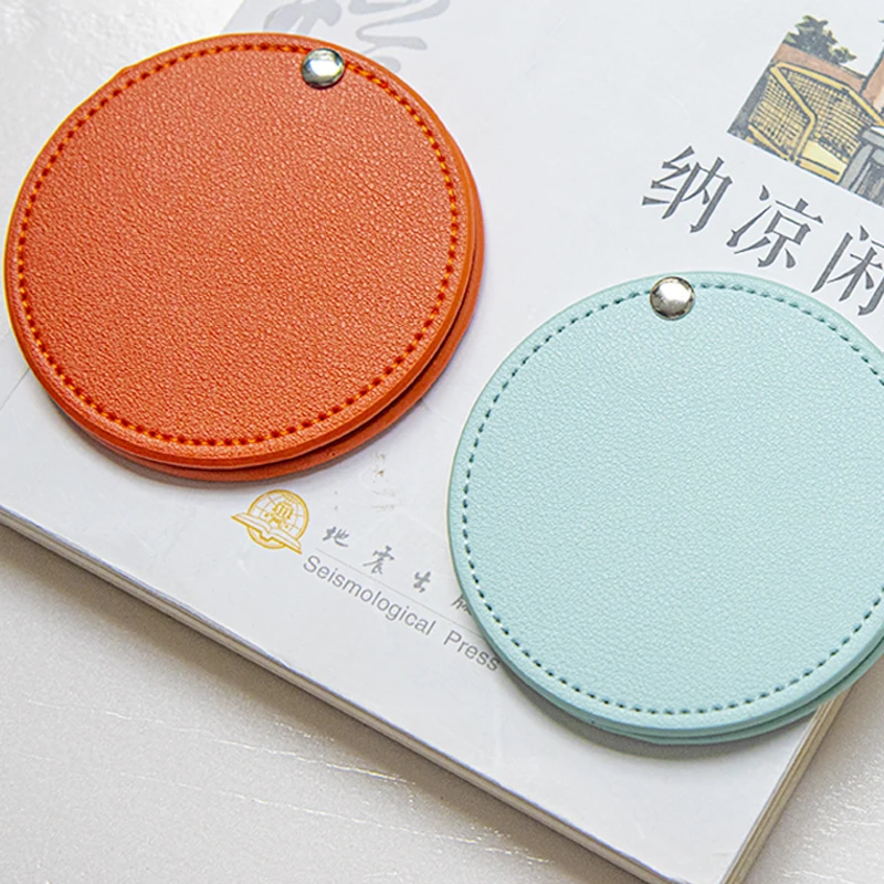 Personalized Custom Travel Makeup Mirror Double Sided Pocket Round ...