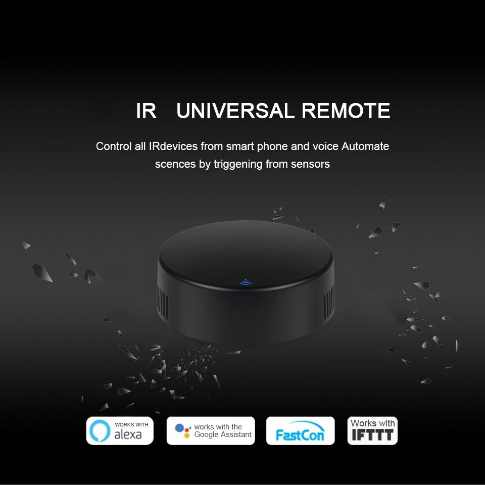 Tuya Wifi Universal Remote - Voice-Controlled IR Blaster