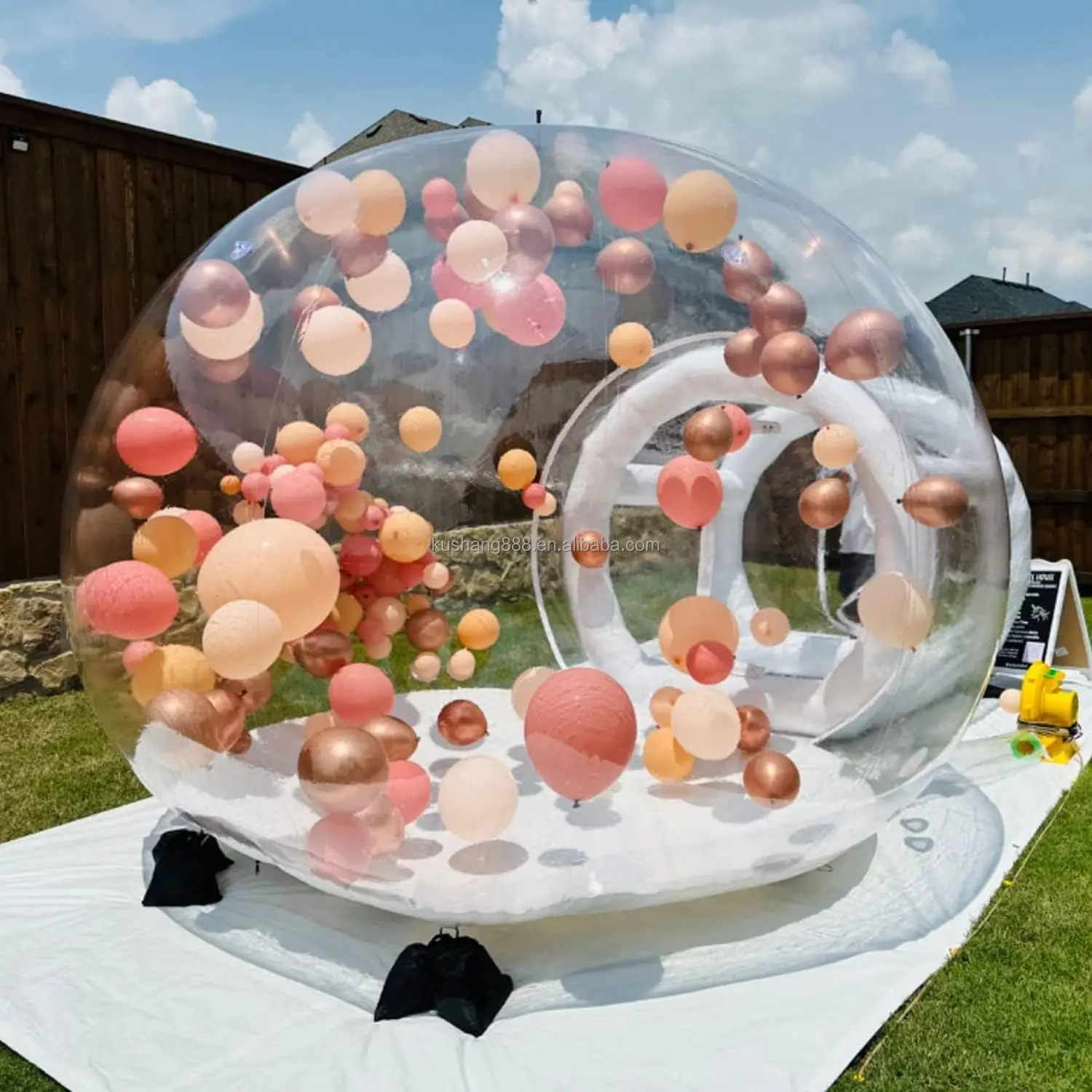 Party Balloon Bubble House Inflatable Outdoor Kids Dome Bubble Tent ...