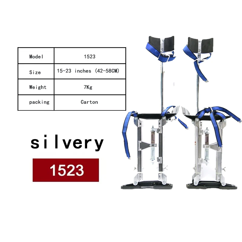 Professional Aluminum Drywall Stilts - Adjustable & Durable