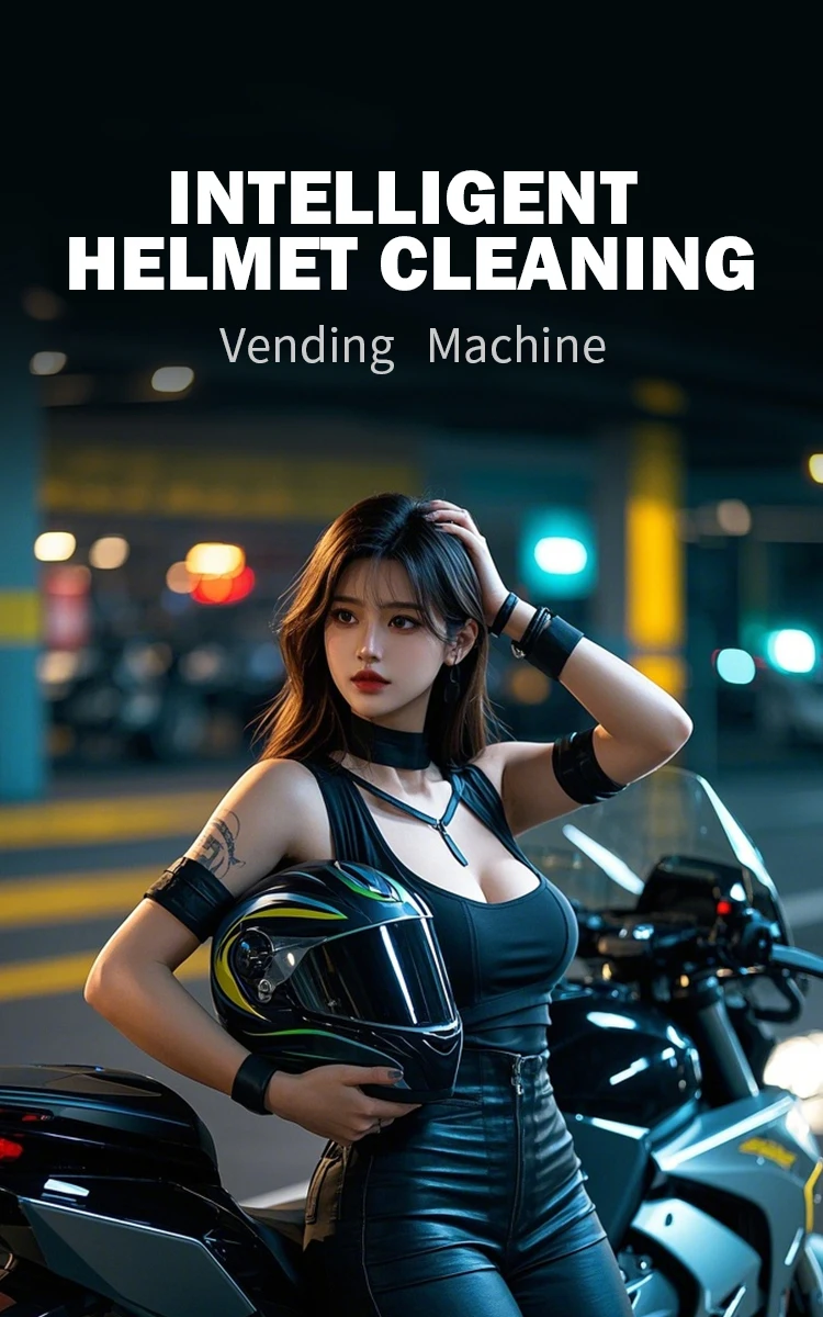 DKM Motorbike Helmet Cleaner - Sanitation Steam Vending Machine
