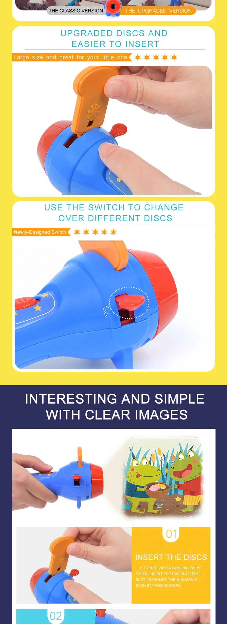 Mideer MD1043 Interactive Projector - Educational Fun for Kids