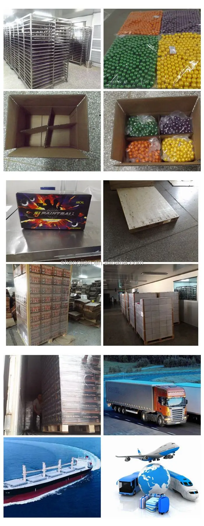 2000 Rounds Per Box Paintball Pellets /0.68 Inch Field Paintball Balls ...