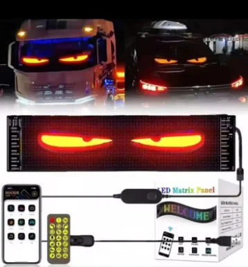 Programmable USB 5V RGB Pattern Animation Text DIY Scrolling Panel ...