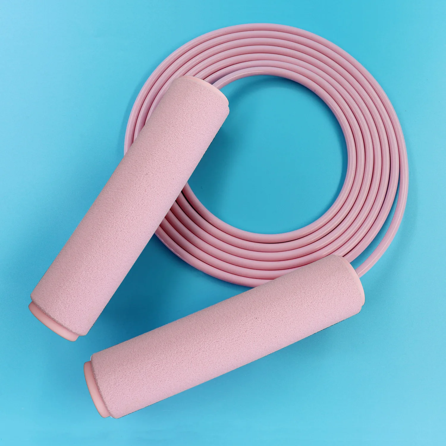 Outdoor Fitness Exercise Pvc Steel Wire Weighted Skipping Rope With Non ...