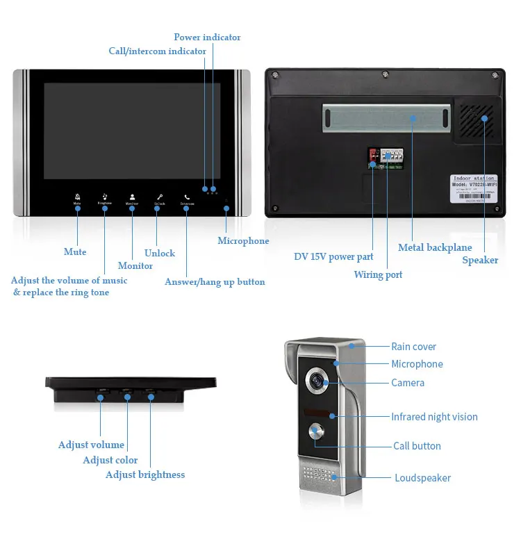 Multi Apartment Sip Ip Wifi Android/ios App Remote Control Unlock ...