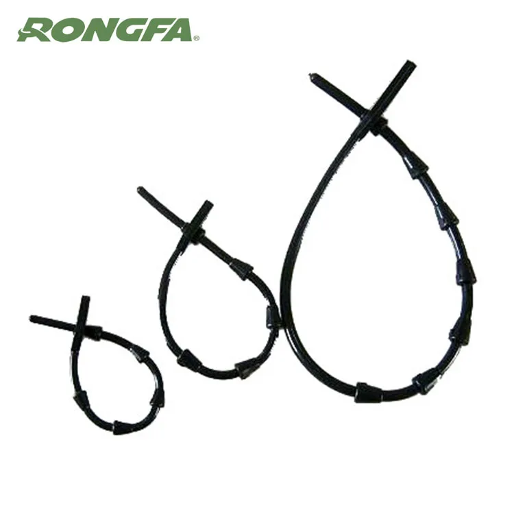 17 cm Soft Wire Tie Tree Ties Strong Stretchable Plastic Tree Lock Ties ...