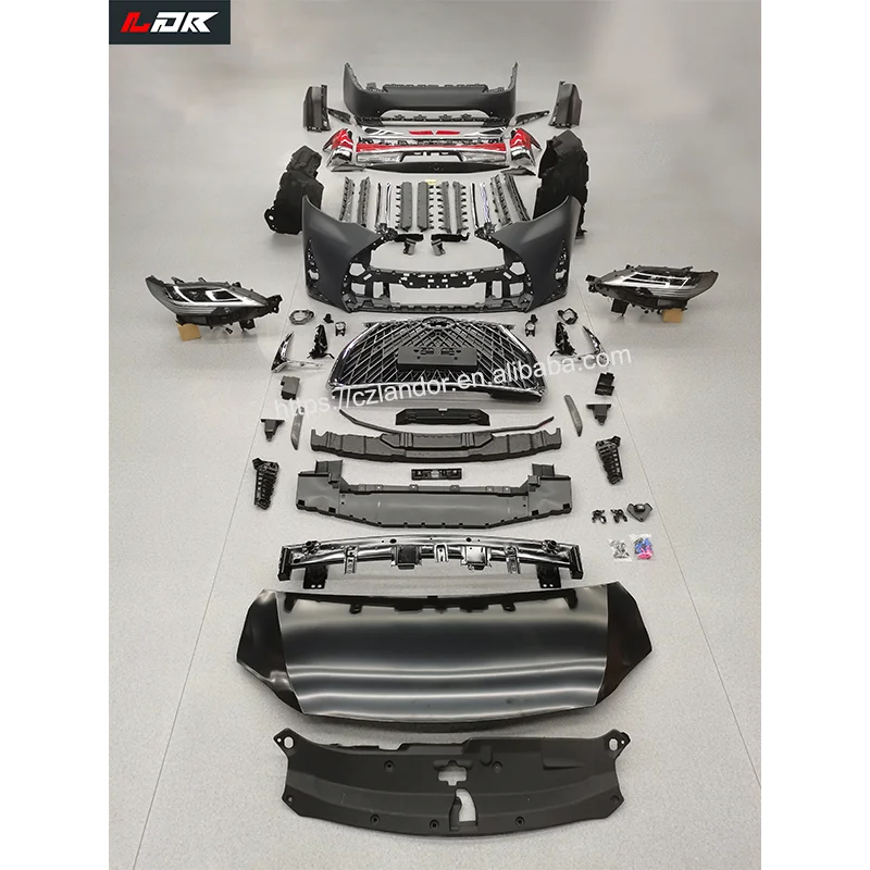 2023 Lm Body Kit Car Bumper For Alphard Vellfire Facelift Lm 300h 350 Bodykit Hood Fenders ...