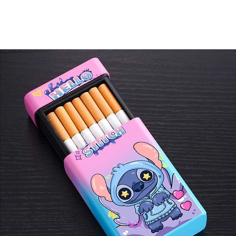 Kawaii Sanrioed Kuromi Cartoon Cigarette Box Lighters Hello Kitty ...