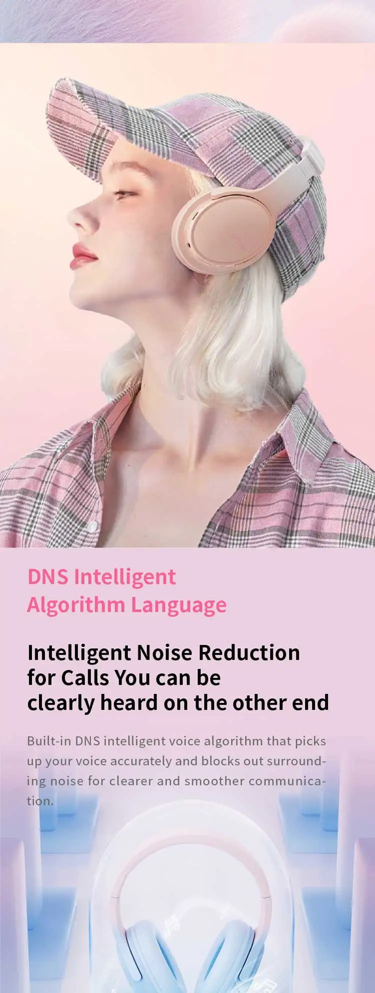 Picun Queen Foldable Retractable Bt Headphone Over Ear Bluetooth ...