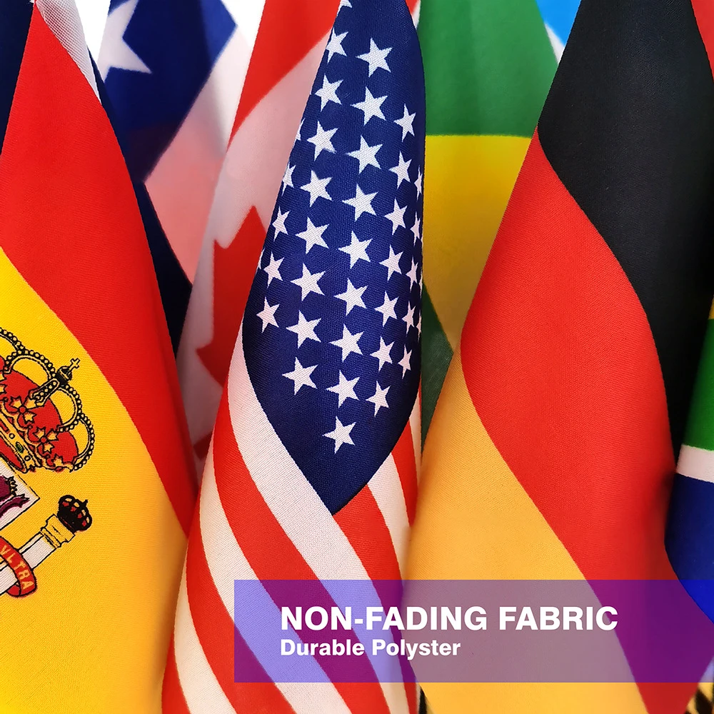 Nicro Hand Waving String Nationals Flags Party Concert Supplies ...