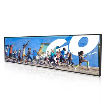 Ultra Wide Shelf Edge Advertising Digital Signage Monitor Type ...