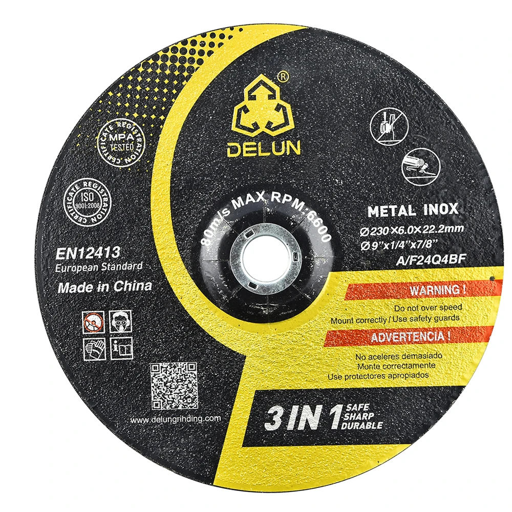 125x6x22.23mm Stainless Steel Grinding Wheel For Inox Abrasive Tools ...