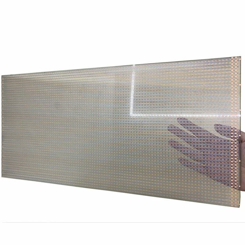 Glass pcb transparent single-sided circuit board for led display custom ...