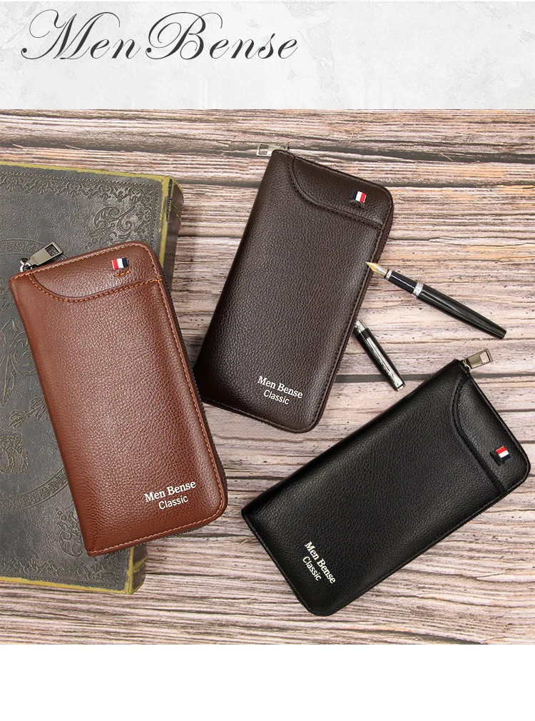 Menbense 2022 New Style Men's Pu Leather Long Section Suit Zipper ...