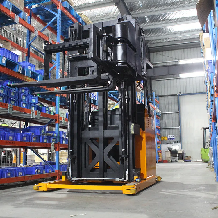 Robot Wheel Automated Guided Vehicles - Three Way Stacker VNA Forklift AGV