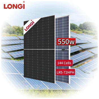 Longi Himo 7 550w Monocrystalline Solar Panels 580w 560w 565w 570w 575w 585w 590 Watts Solar ...