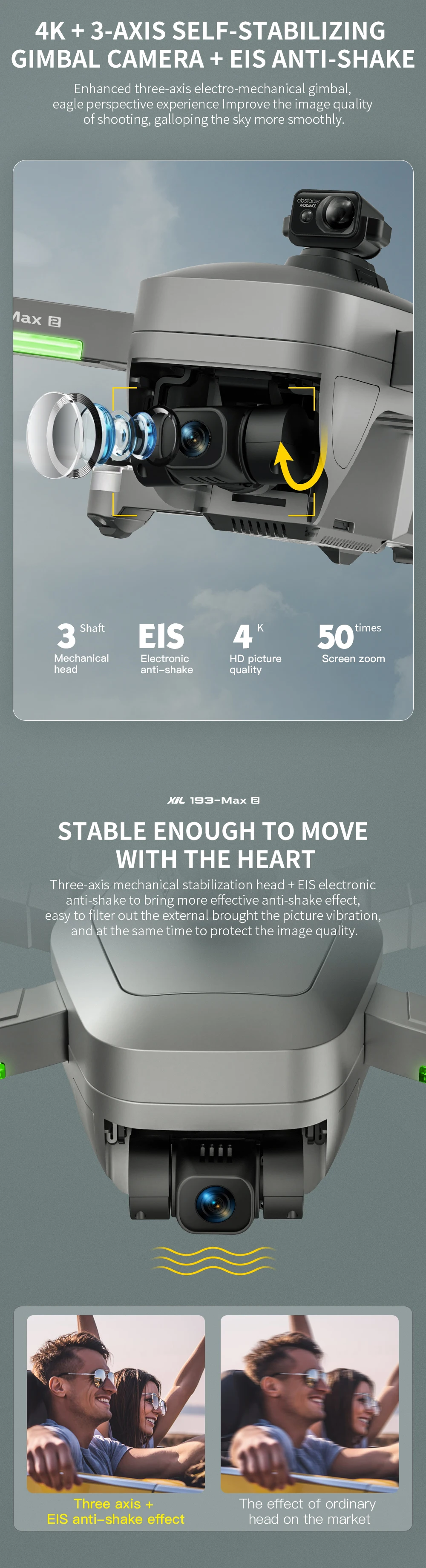5KM Long Range Drone - 30mins Flight Time with 4K Camera