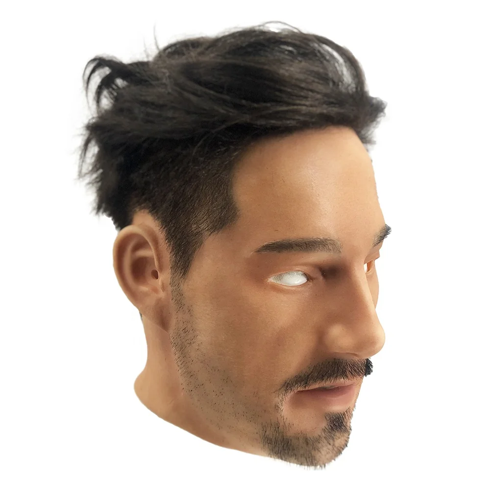 Realistic Celebrity Mask Silicone Male Man Face Mask For Cosplay ...